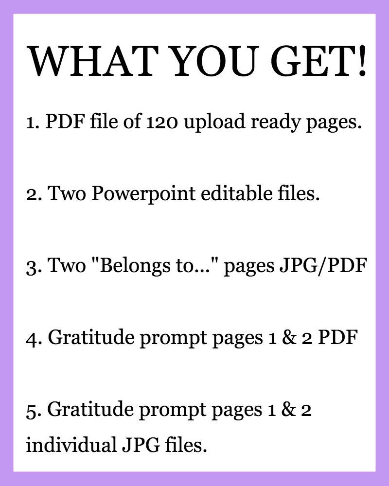 KDP Interior Gratitude Journal Interior - Etsy