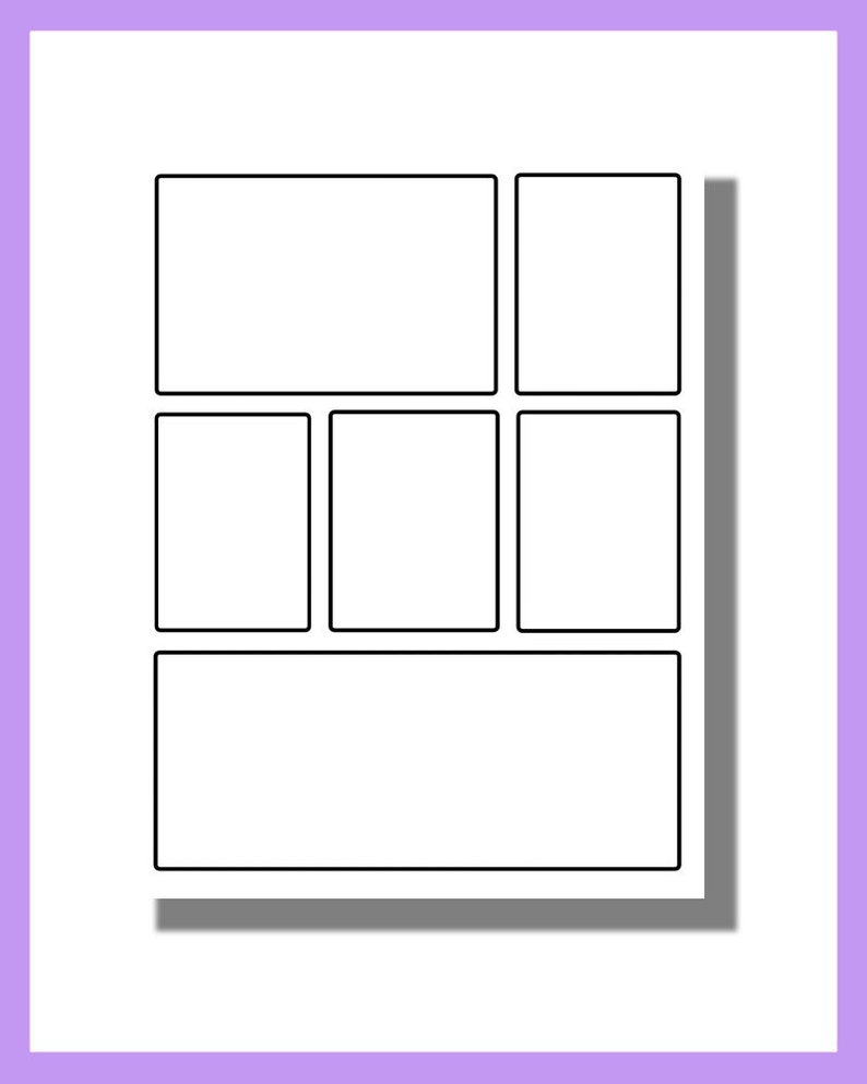 KDP Interior Blank Comic Book - Etsy
