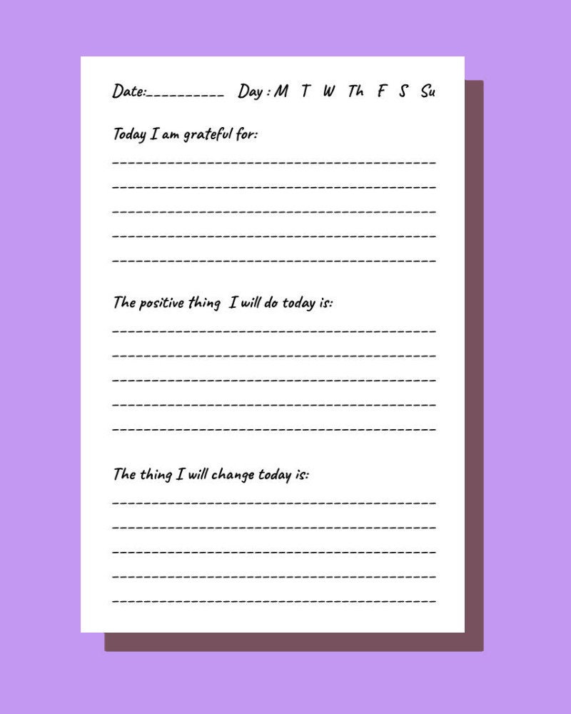 KDP Interior Gratitude Journal Interior - Etsy