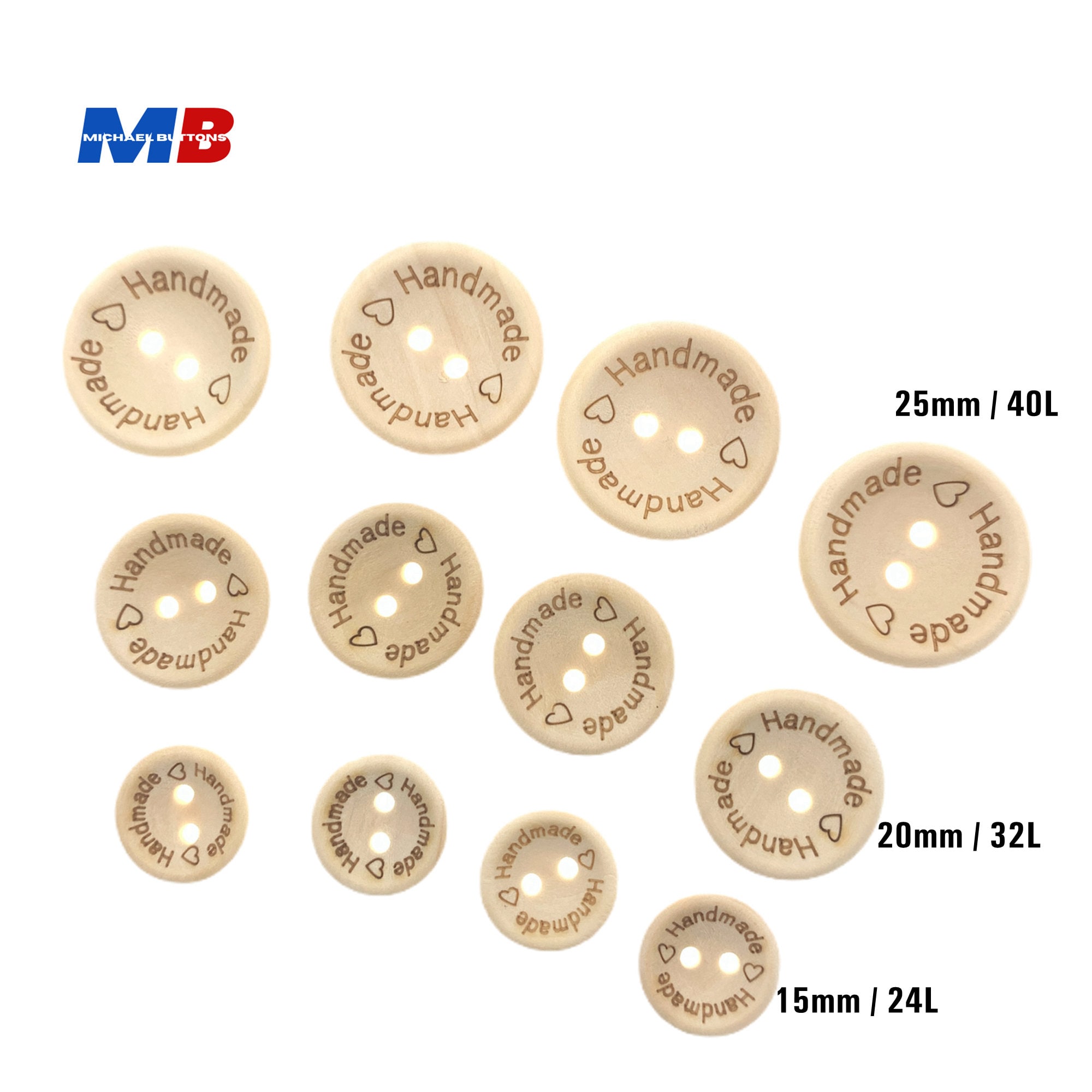 Wooden Buttons| Buttons for Crafts | Personalized Buttons | Sewing ...