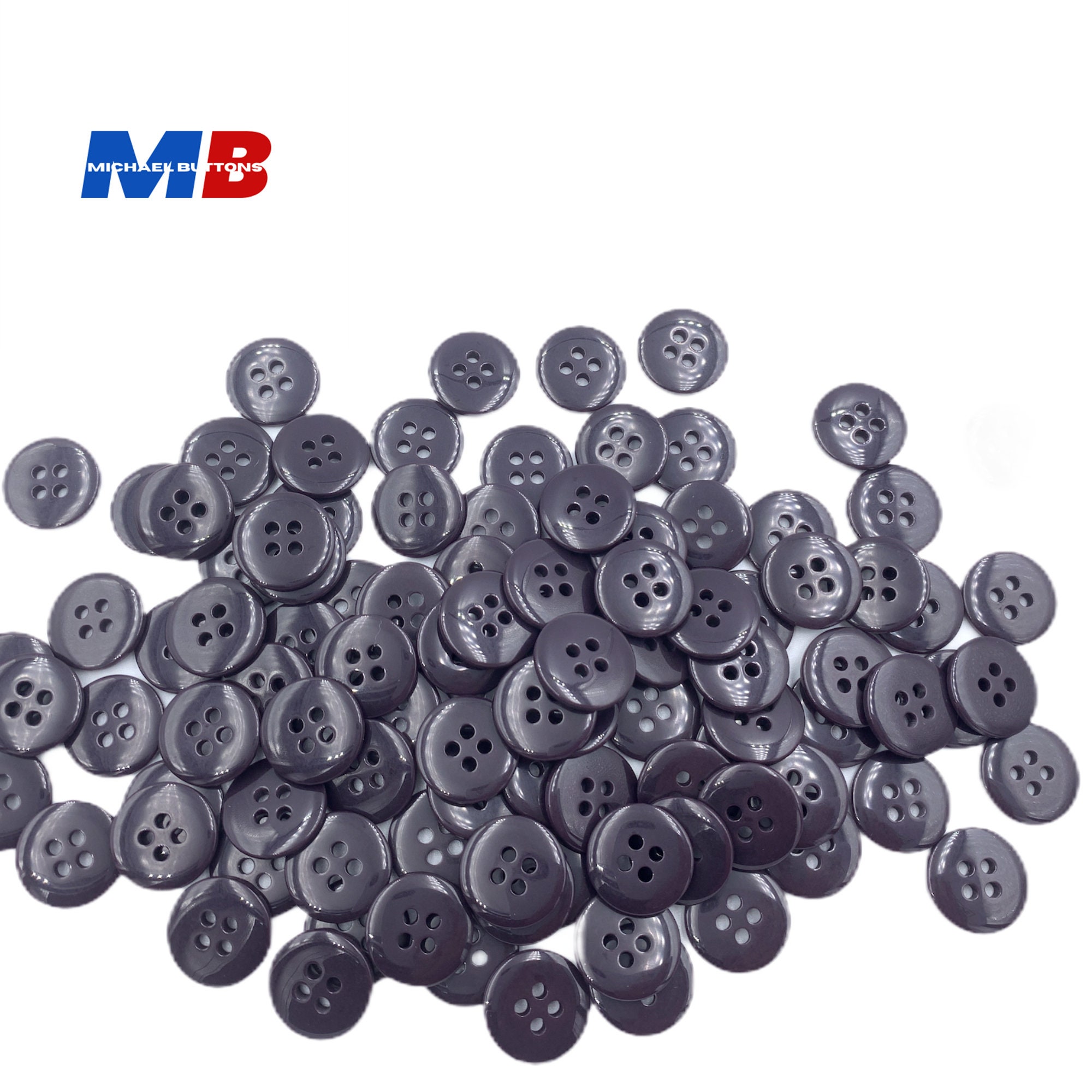 Michael 15mm 4holes Chalk Buttons Purple Color 24L - Etsy