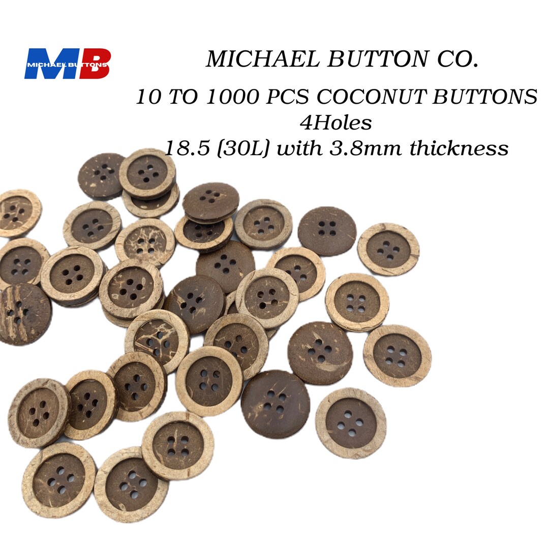 Michael Buttons 19mm 4holes 2tone Coconut Button 30L - Etsy