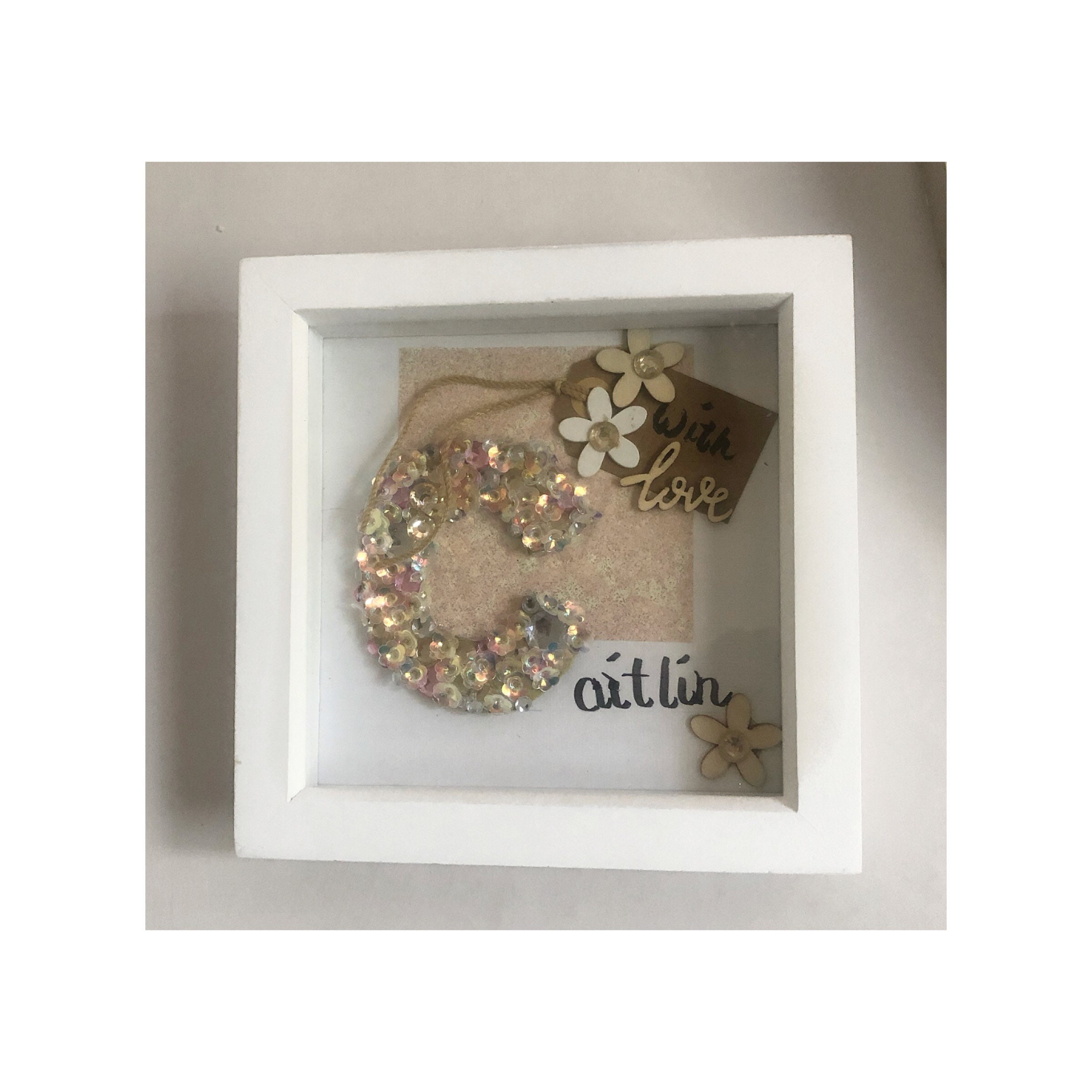 Personalised Letter Frame - Etsy