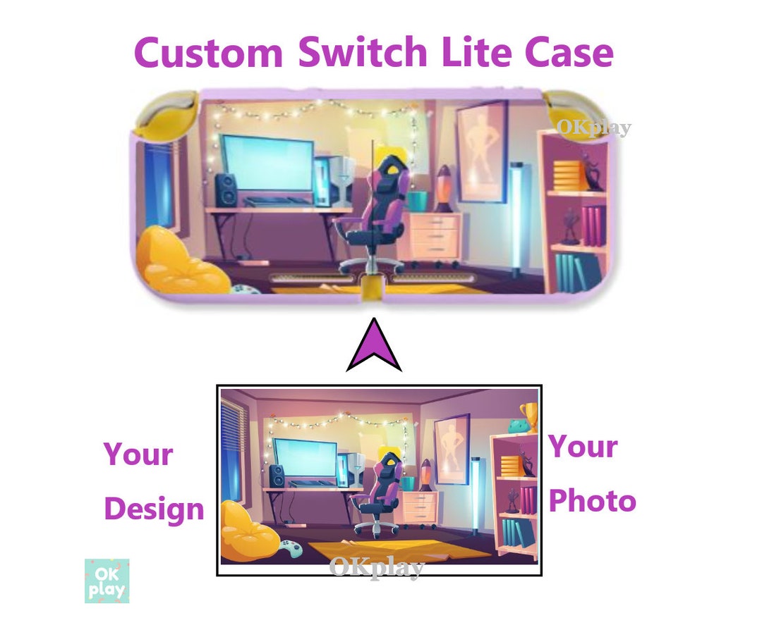 Custom Nintendo Switch Lite Case-cute Anime Nintendo Switch Lite Shell ...
