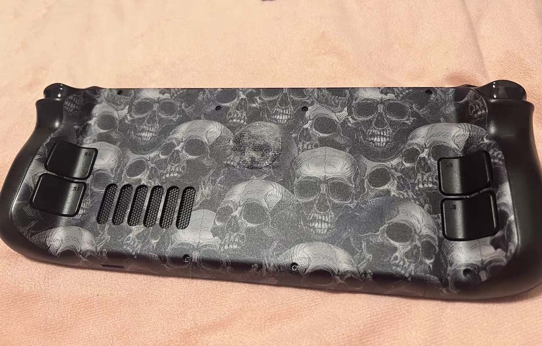 Skull Steam Deck Skin-cool Steam Deck Sticker-steam Deck Console Decal ...