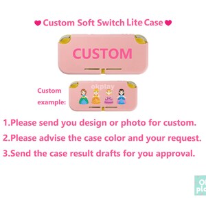 Custom Nintendo Switch Lite Case-cute Anime Nintendo Switch Lite Shell ...