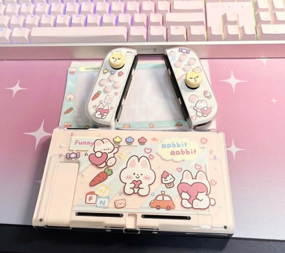 Kawaii Rabbit Nintendo Switch Case-cute Anime Nintendo Switch - Etsy