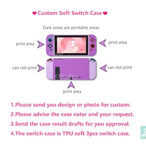 Custom Nintendo Switch Case-personalized Nintendo Switch Oled Shell ...