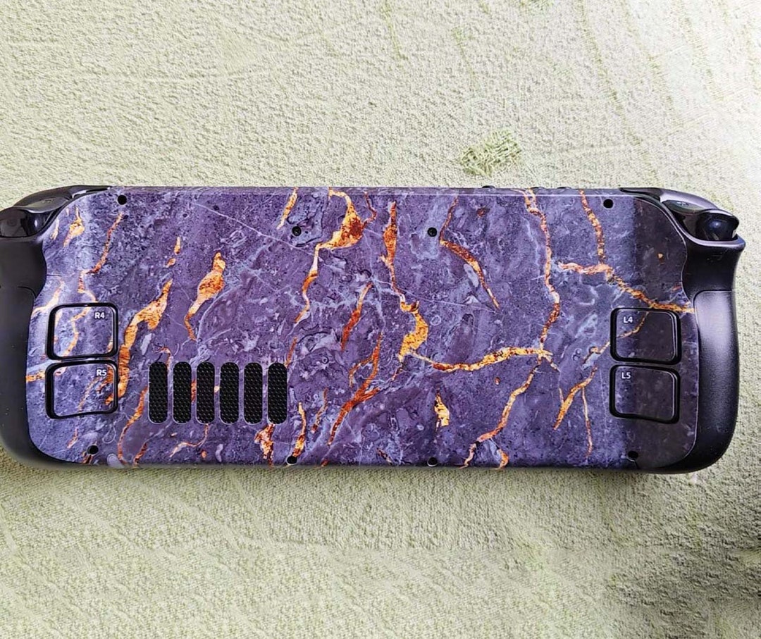 Marble Steam Deck Skin-steam Deck Sticker-purple Steam Deck Console ...