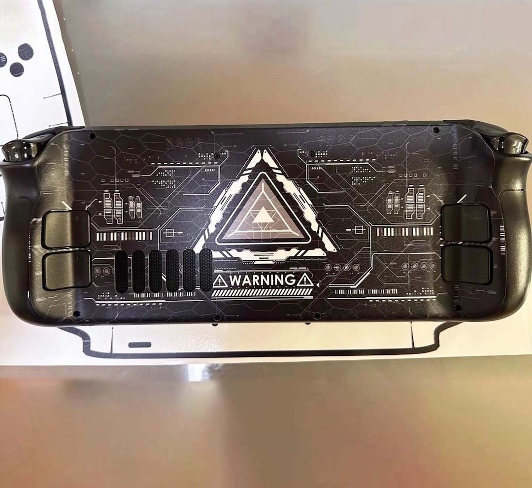 Cool Steam Deck Skin-steam Deck Sticker-black Steam Deck Console Decal ...