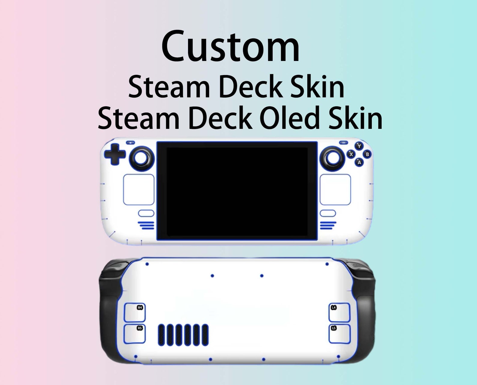 Custom Steam Deck Skin-personalized Steam Deck Oled Sticker-steam Deck ...