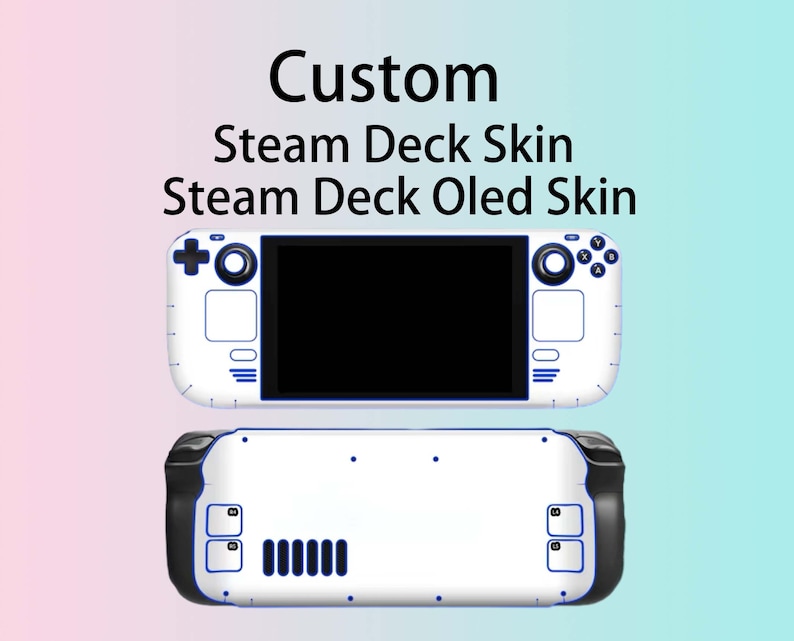 Custom Steam Deck Skin-personalized Steam Deck Oled Sticker-steam Deck ...