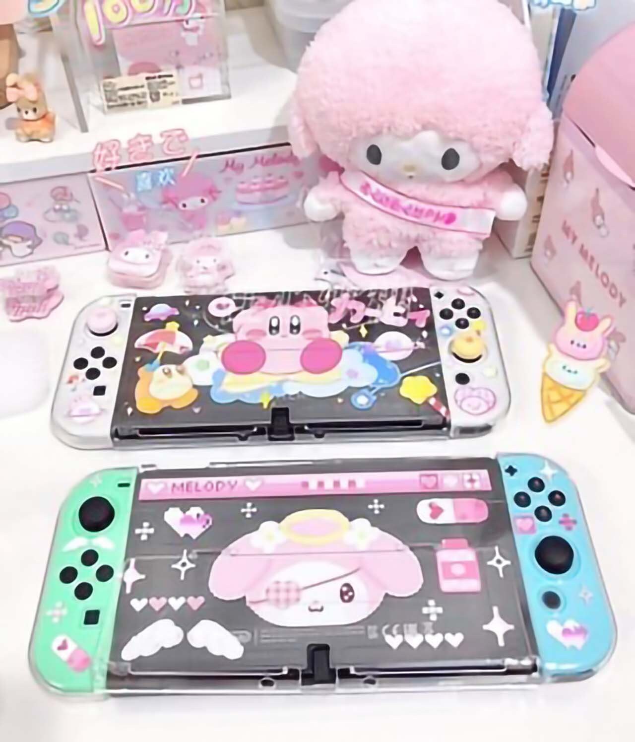 Cute Nintendo Switch Oled Case-anime Nintendo Switch Oled Shell- Clear ...