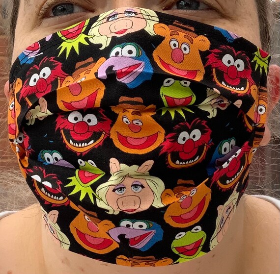 Face Coverings Mask MUPPETS CAST Adults Handmade. - Etsy