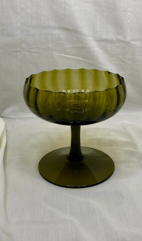 Emboli Green Glass Compote Dish Glass Art Glass Sculptures & Figurines ...