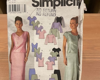 1971 Dress 34 Bust Simplicity 9606 Vintage Sewing Pattern - Etsy