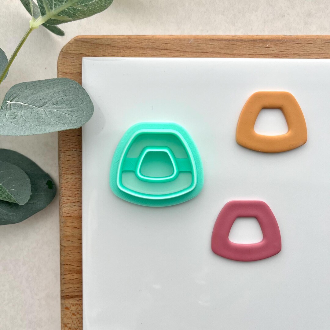 Polymer Clay Cutter, Round Trapezium Capsule Cutter, Cutter for Polymer ...