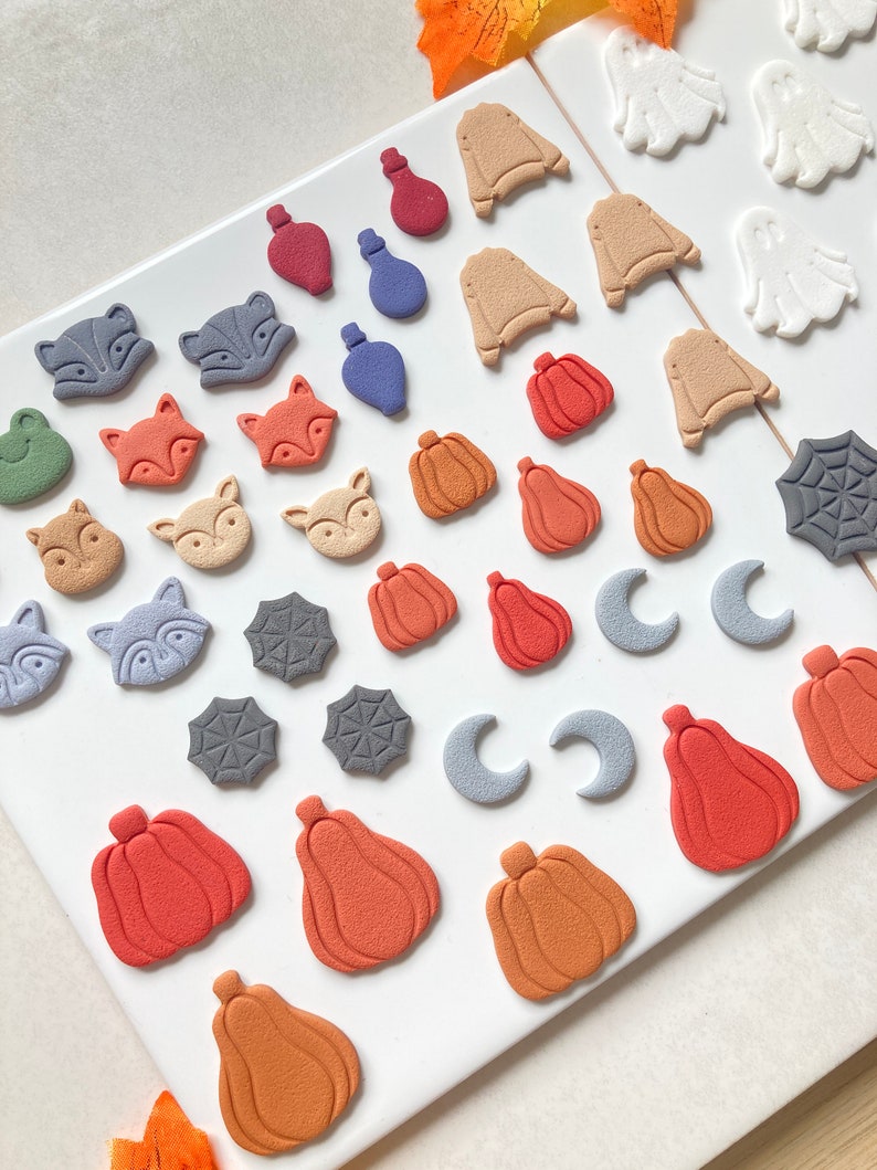 Polymer Clay Cutter, Woodland Animal Autumn Stud Pack Cutter, Cutter ...