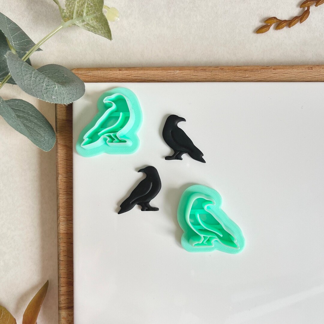 Polymer Clay Cutter, Raven Cutter, Cutter for Polymer Clay, Fall Cutter ...