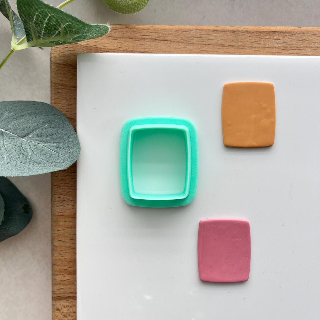 Polymer Clay Cutter, Rounded Rectangle Cutter, Cutter Polymer Clay ...
