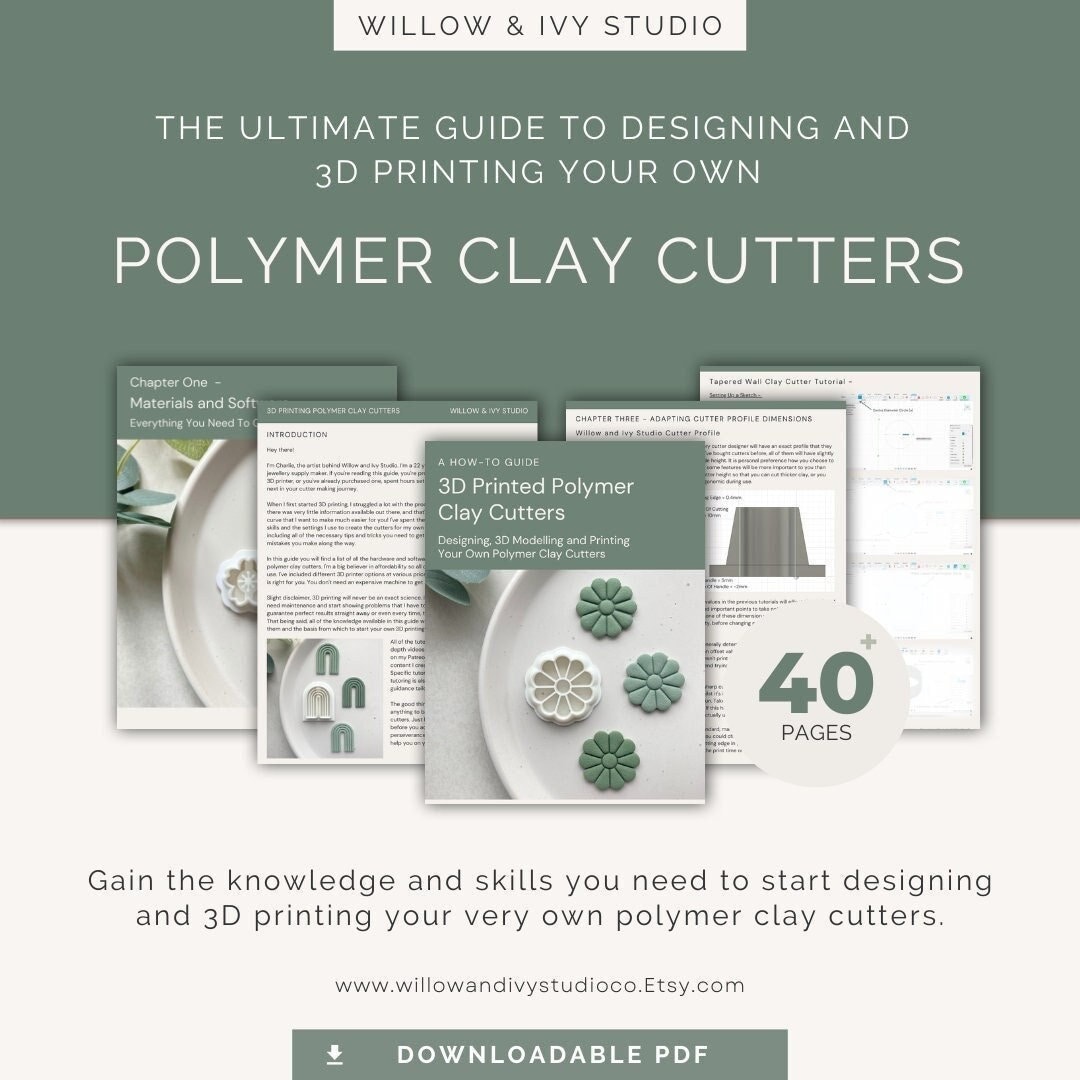 Polymer Clay Cutter 3D Printing Guide, How to Make Polymer Clay Cutters ...