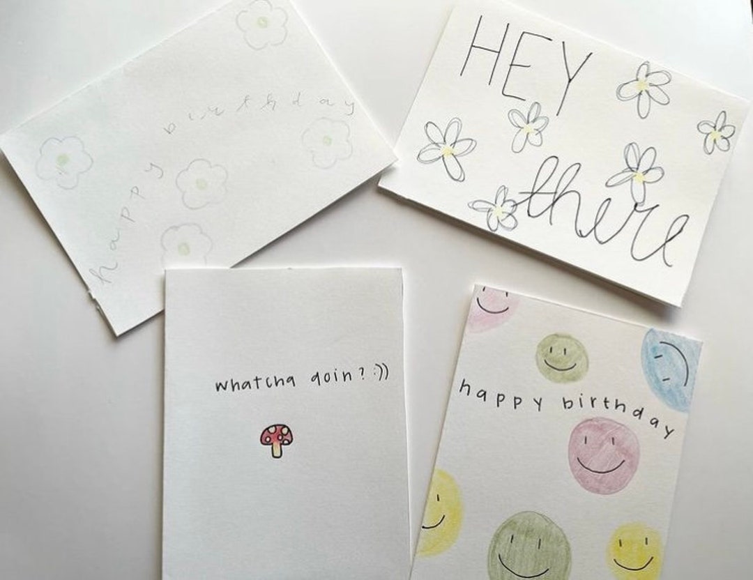 Custom Letter Cards - Etsy
