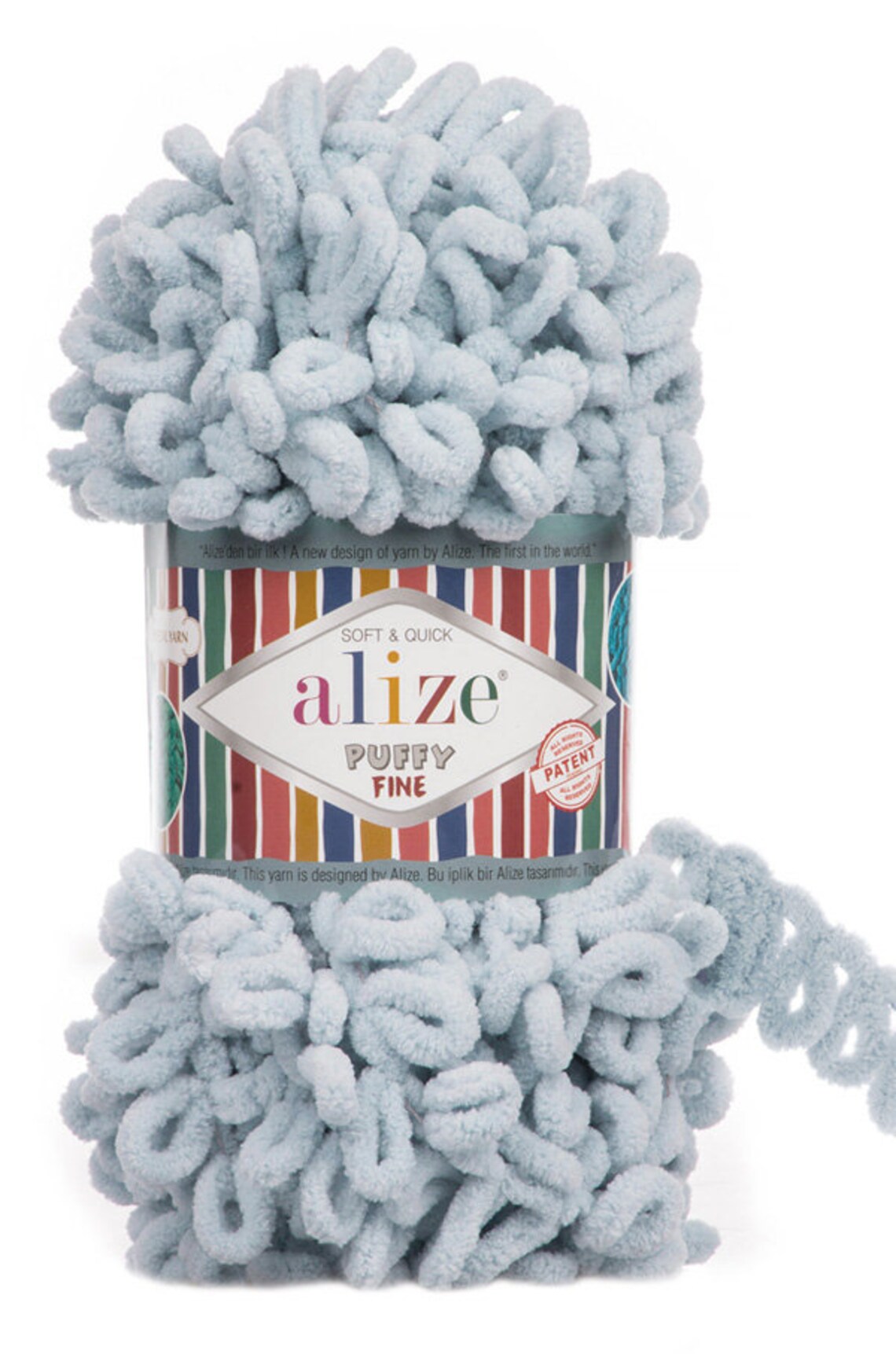 Alize Puffy Fine Soft Yarn 100% Micro Polyester Baby Yarn - Etsy