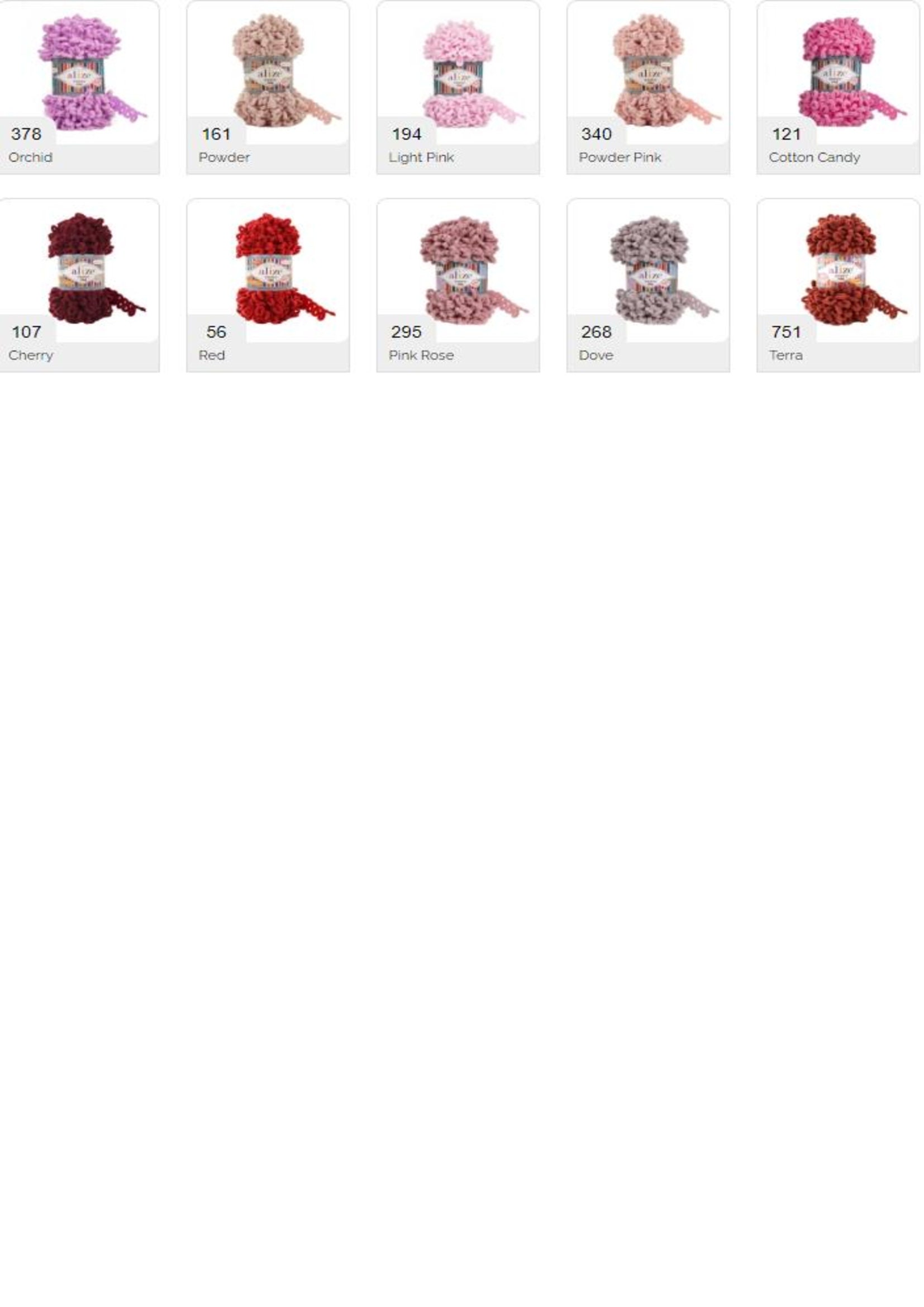 Alize Puffy Fine Soft Yarn 100% Micro Polyester Baby Yarn - Etsy