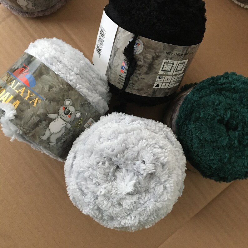 Himalaya Koala Fluffy Yarn.chunky Yarn.bulky Yarn.baby Soft | Etsy