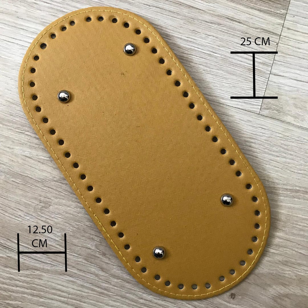 Faux Leather Bag Base, Oval Bottom for Crochet, Knitting (9.84 Inch) - Etsy