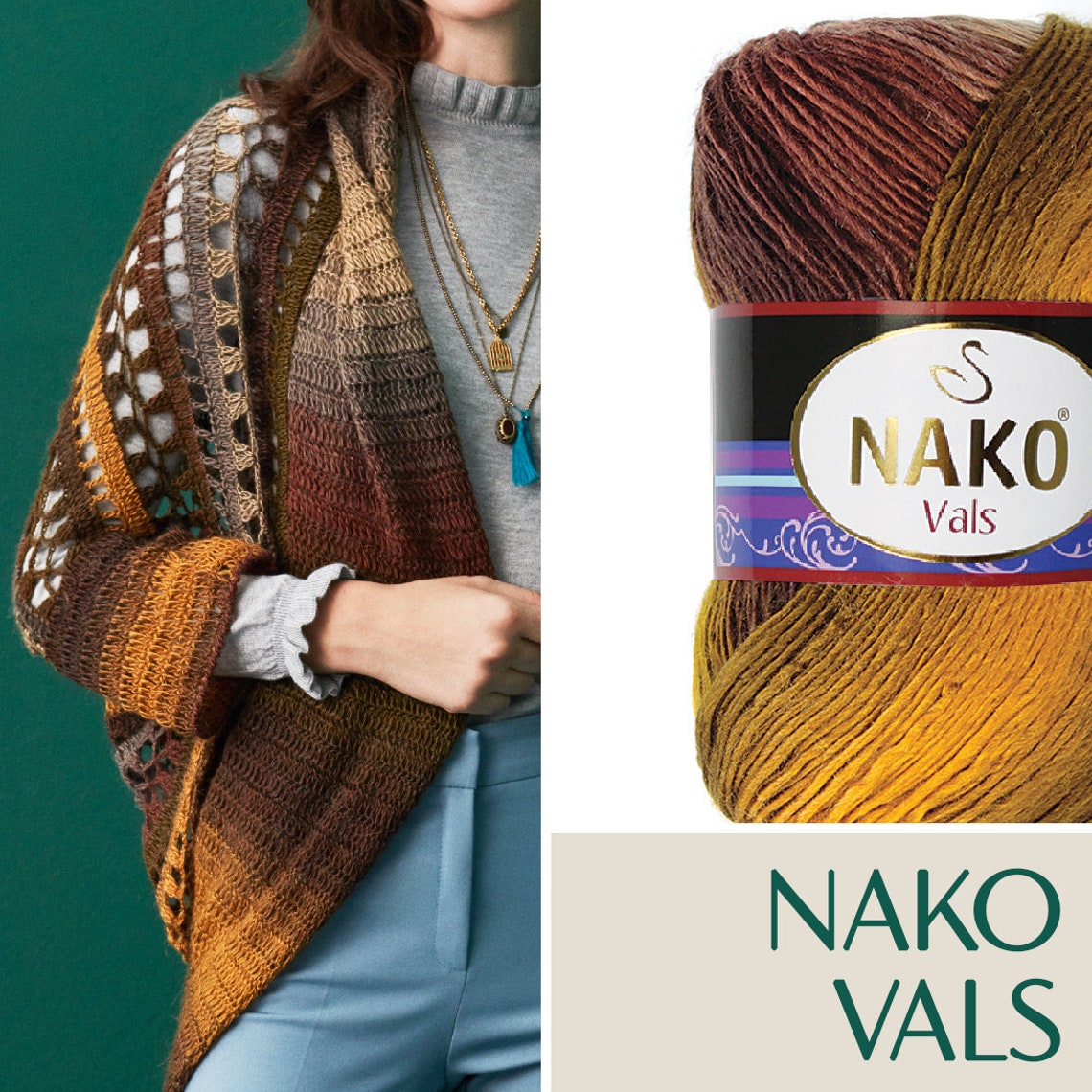 Nako Vals Yarn | Etsy