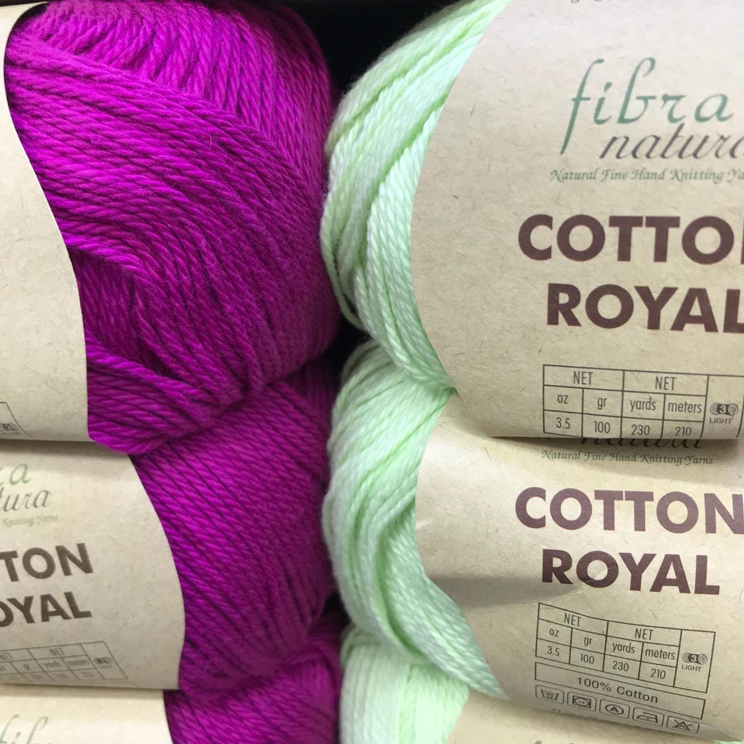 Fibra Natura Cotton Royal Yarn, Summer Yarn,100% Cotton Yarn,himalaya ...