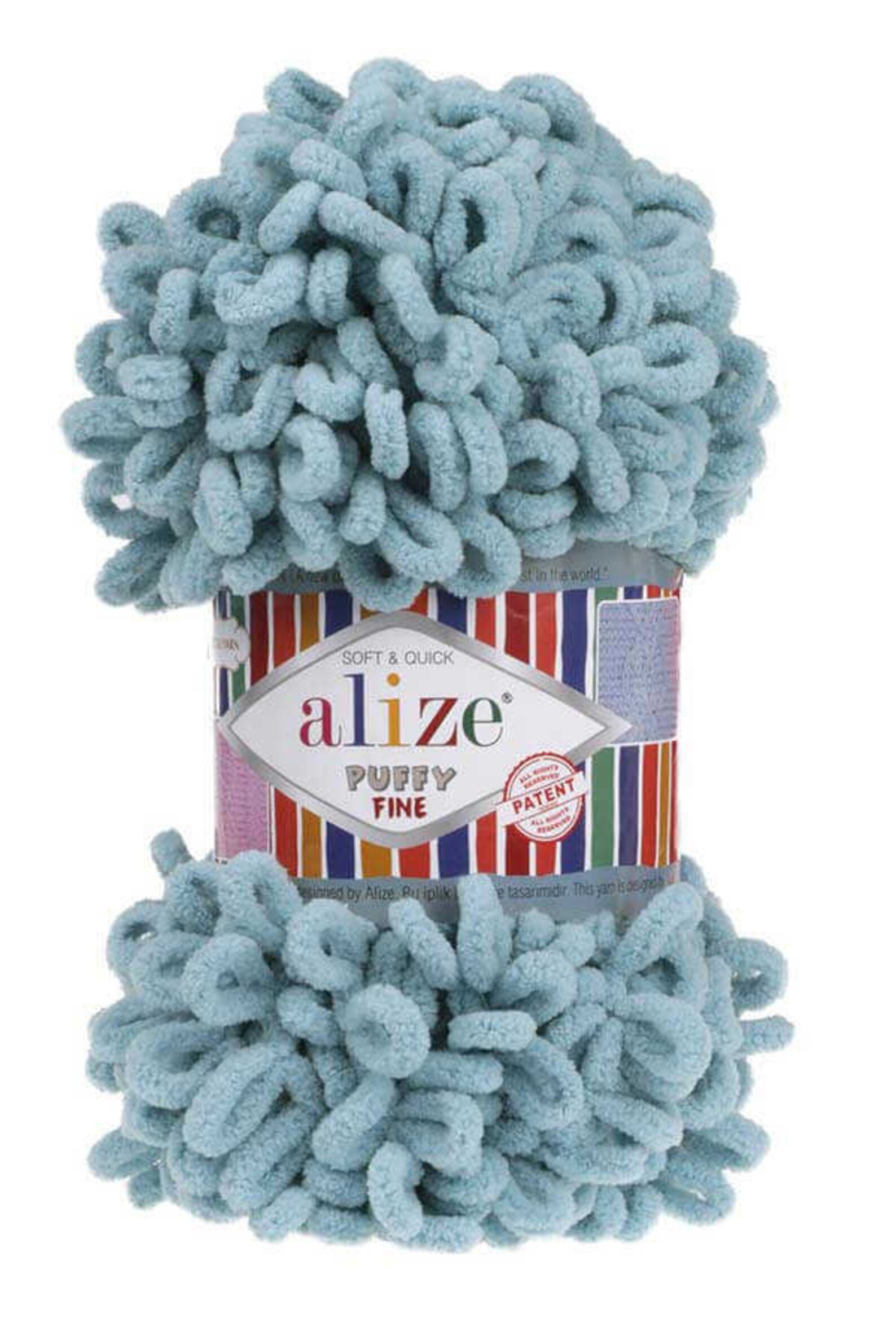 Alize Puffy Fine Soft Yarn 100% Micro Polyester Baby Yarn - Etsy