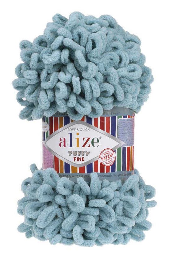 Alize Puffy Fine Soft Yarn 100% Micro Polyester Baby Yarn - Etsy
