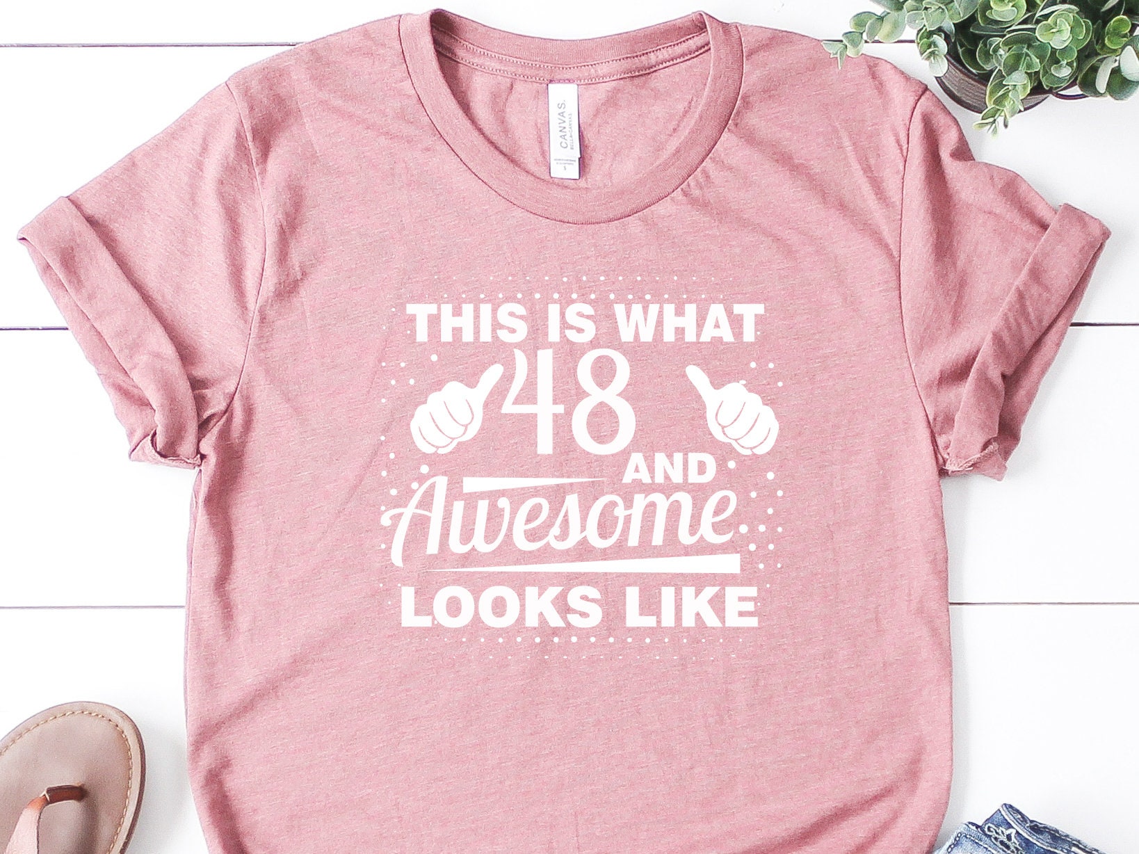 48th Birthday Shirt 48th Birthday T T For 48 Year Old Etsy
