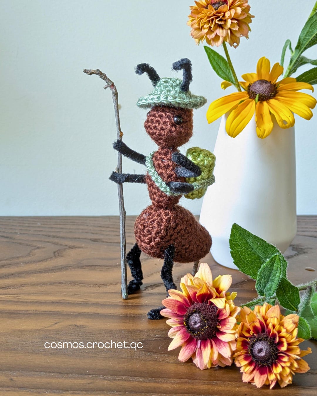 Ant Crochet Pattern – Twiggy Scout Amigurumi PDF, Dnd Insect Character ...
