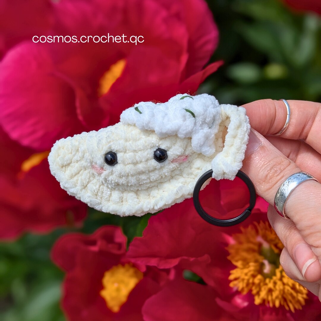 Pierogi Amigurumi Keychain Crochet Pattern (PDF) - Etsy