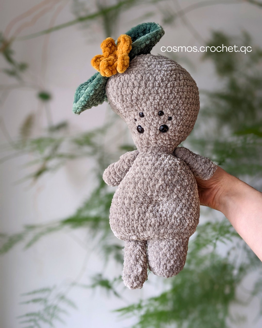 Earth Elemental Crochet Pattern – Freya Golem Amigurumi PDF, Fantasy ...