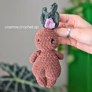 Mandrake Crochet Pattern, Wizard Plant Amigurumi, Magical Crocheting ...