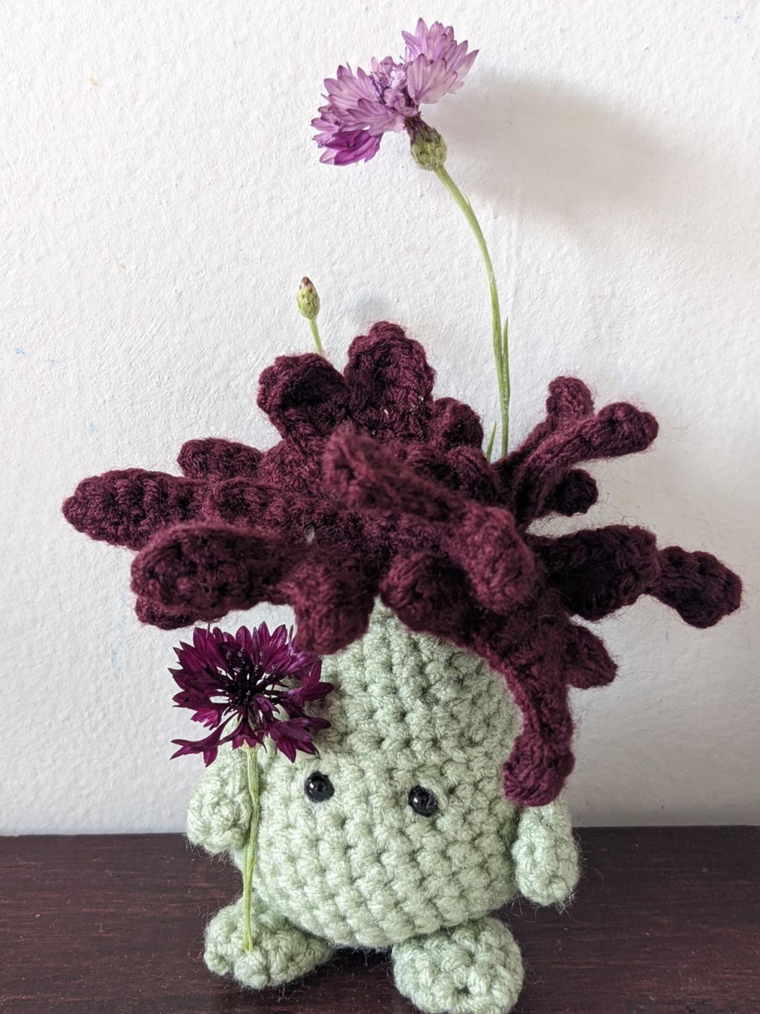 Cornflower Crochet Pattern Flower Crochet Amigurumi Flower Cute Flower ...