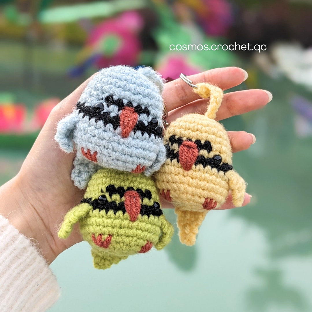 Parrot Key Ring Pattern - Craft Your Own Adorable Keychain for Bird ...