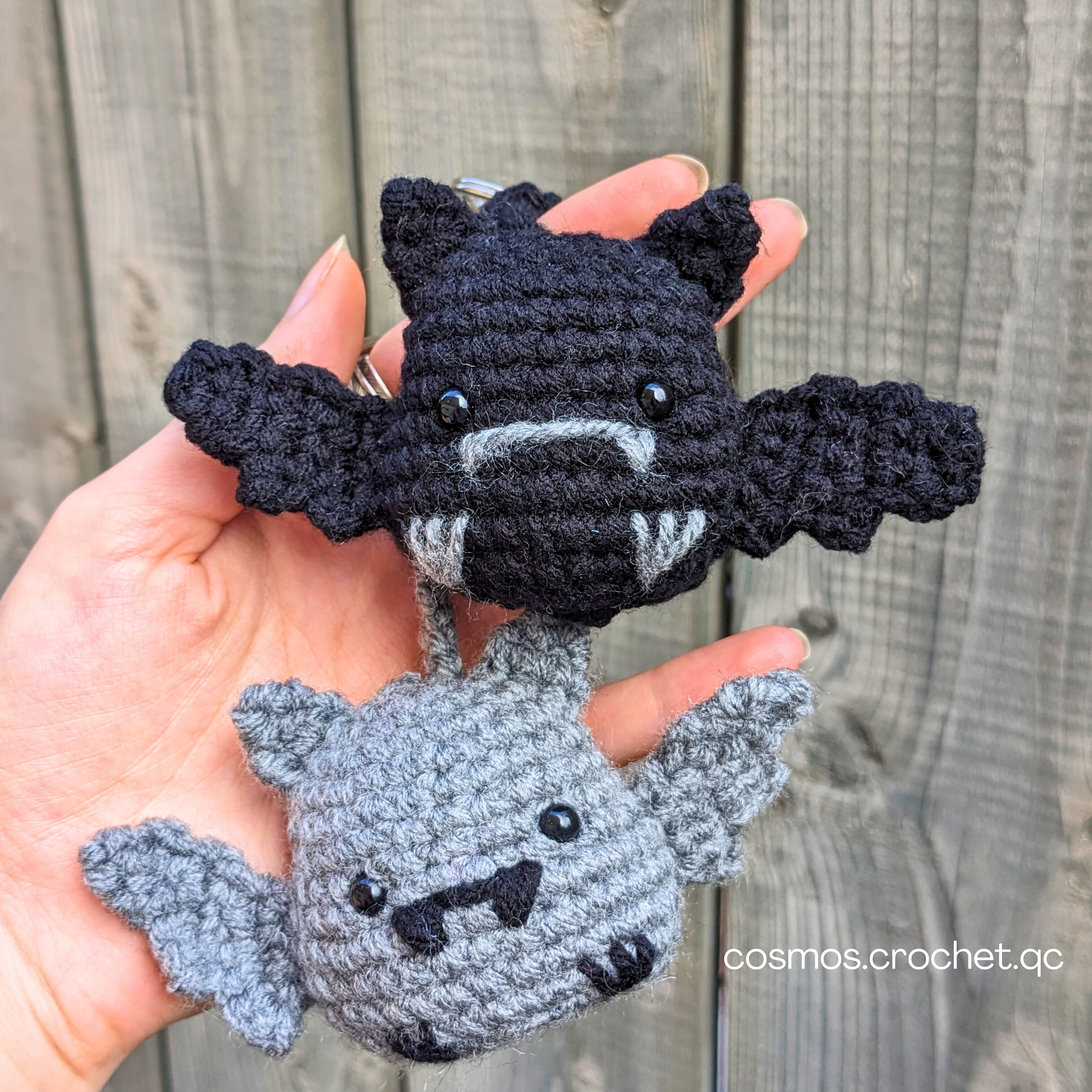 Crochet Bat Keychain PDF Pattern - DIY Halloween Accessory - Etsy