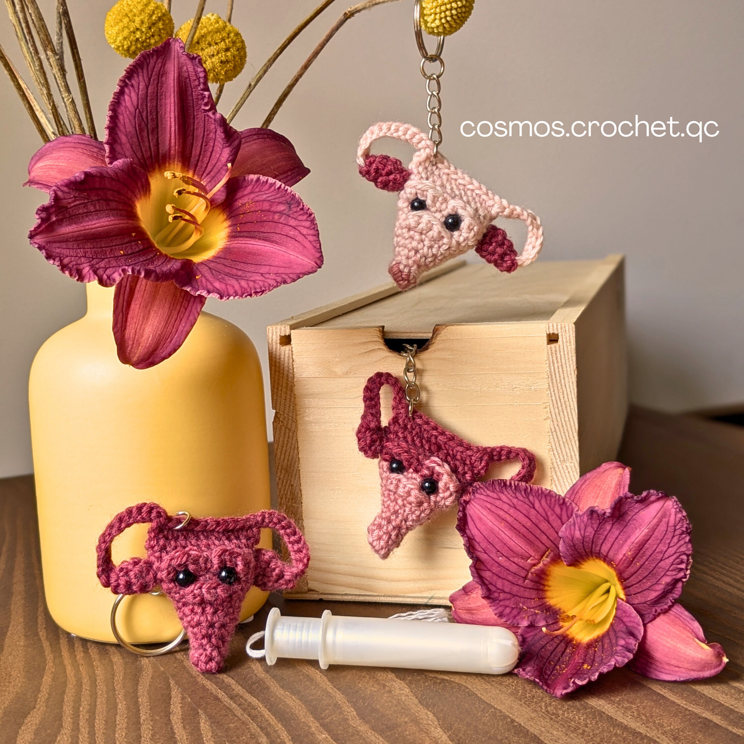 Crochet Uterus Pattern, Women's Health Craft, Female Reproductive ...