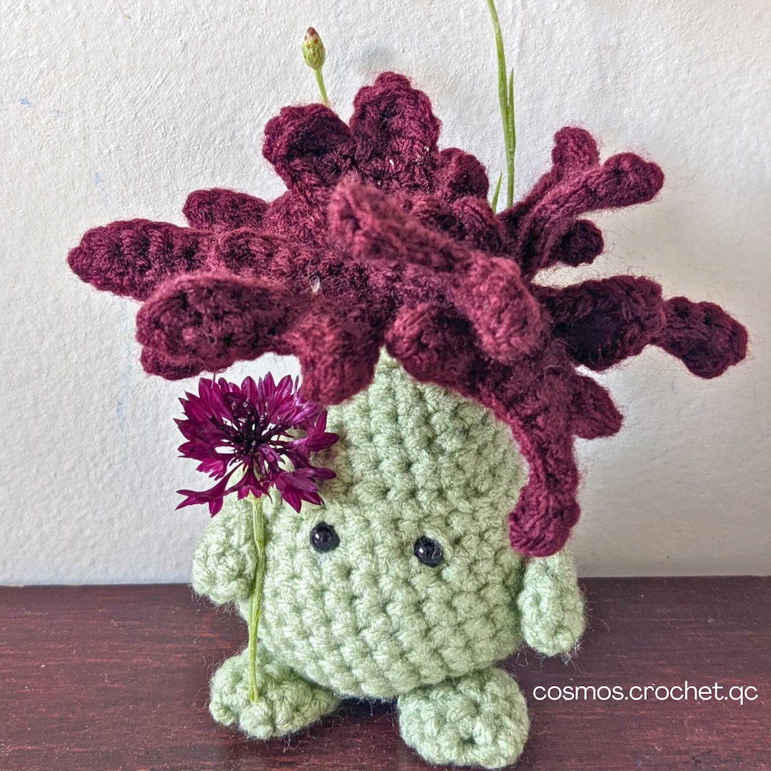 Cornflower Crochet Pattern Flower Crochet Amigurumi Flower Cute Flower ...
