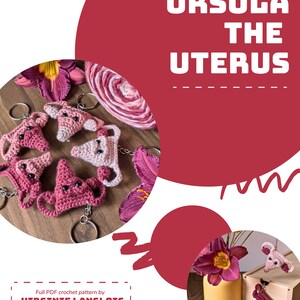 Crochet Uterus Pattern, Women's Health Craft, Female Reproductive ...