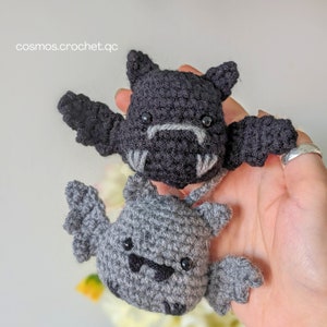 Crochet Bat Keychain PDF Pattern - DIY Halloween Accessory - Etsy