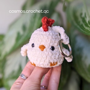 Crochet Chicken Fidget Toy Pattern, DIY Amigurumi Bird Tutorial ...