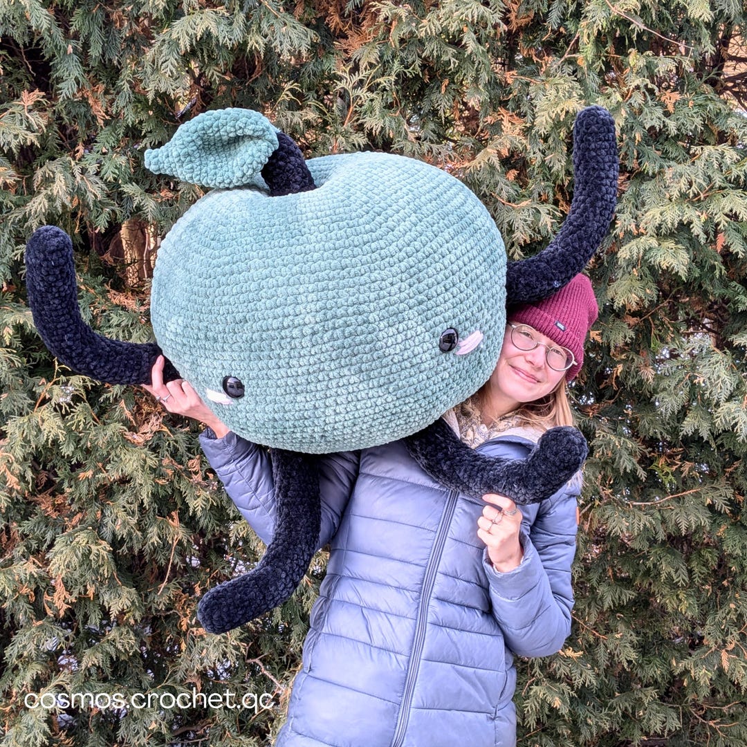 Stardew Valley Jumbo Junimo Crochet Pattern, DIY Plush Toy Pattern ...