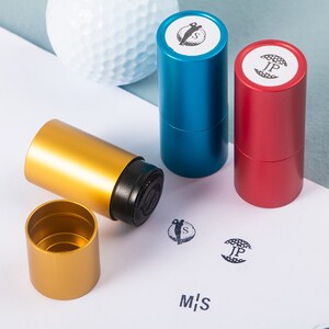 Custom Golf Ball Stamp, Pre-inked Golf Ball Stamp, Golf Ball Stamper ...
