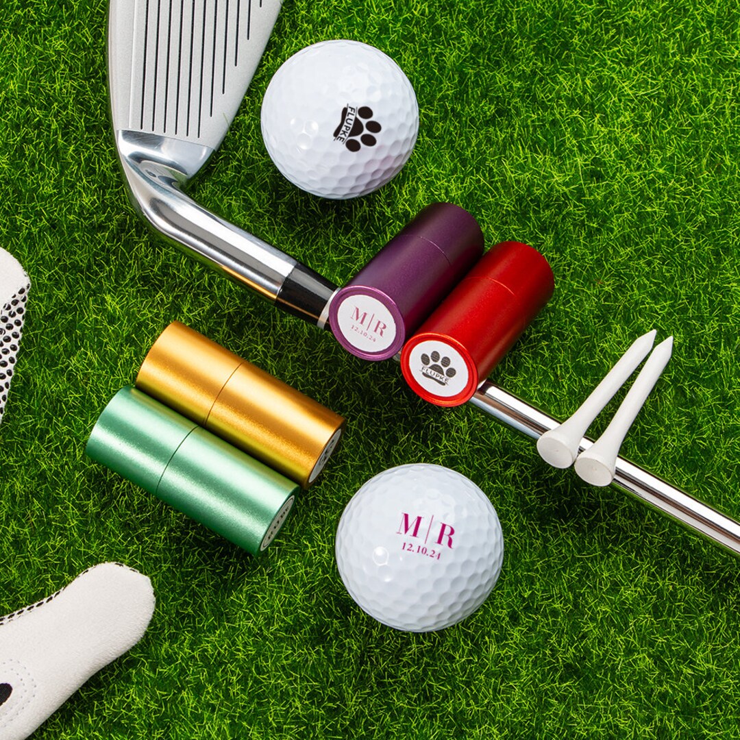 Custom Golf Stamp, Golf Ball Stamp Set, Custom Personalized Ball Stamp ...